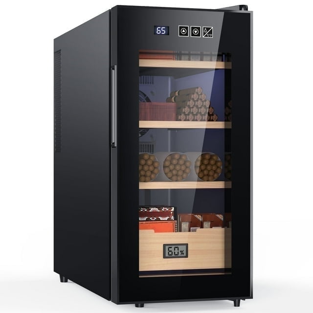 26L Electric Cigar Humidors for 200 Counts,Advanced Temperature ...
