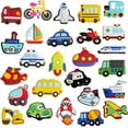26PCS Transports Rubber Fridge Magnets for Kids- Aircraft, Boat ...