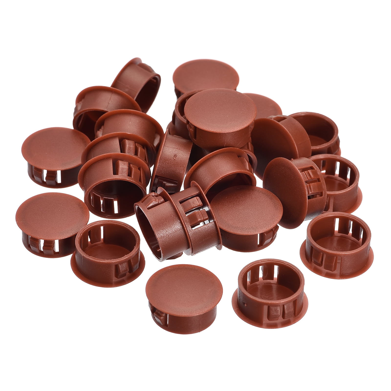 26Pack 22mm(55/64") Plastic Hole Plugs Panel Flush Type Knockout ...