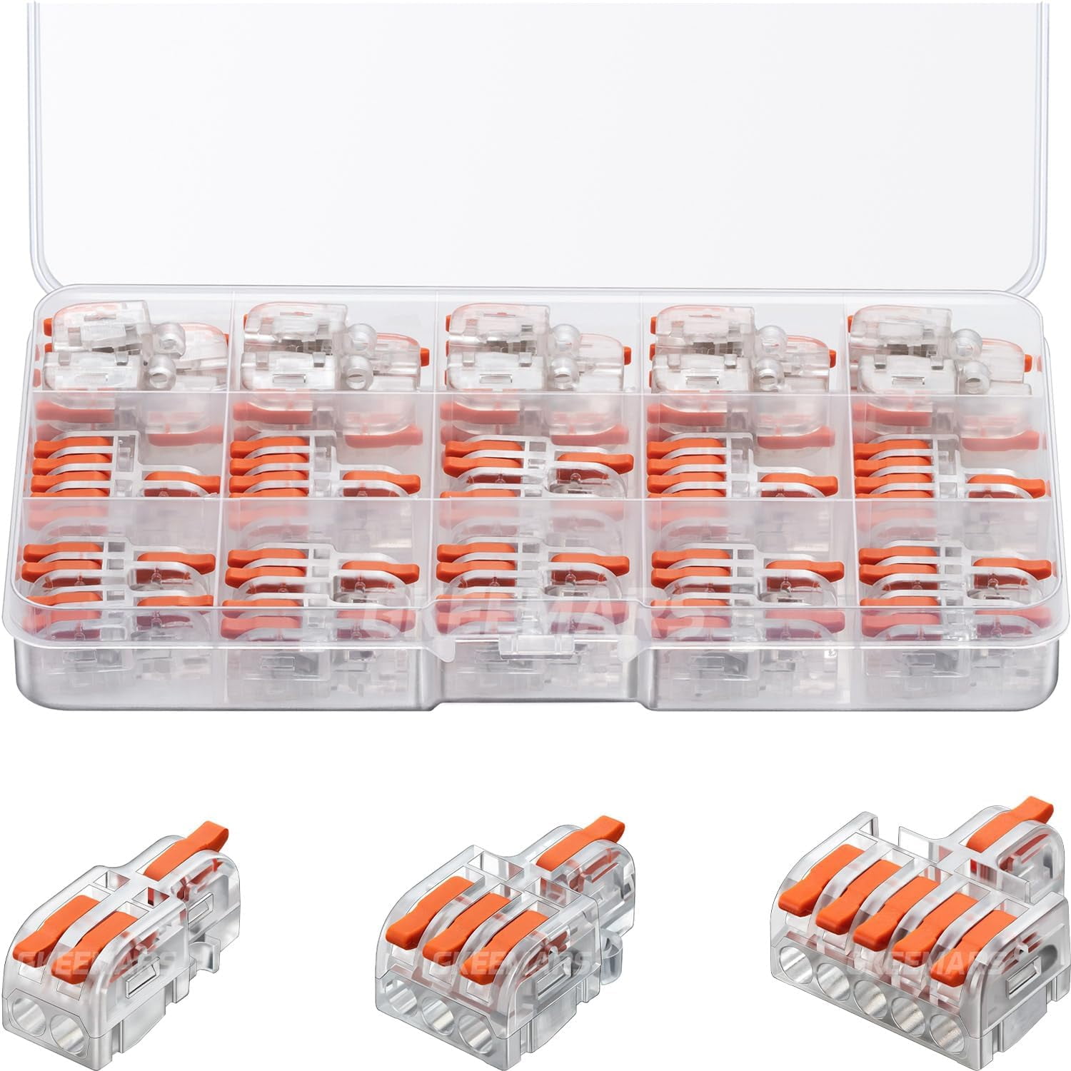 26Pcs Compact Splicing Connectors Wire Connectors Kit 2, 3 and 5 ...