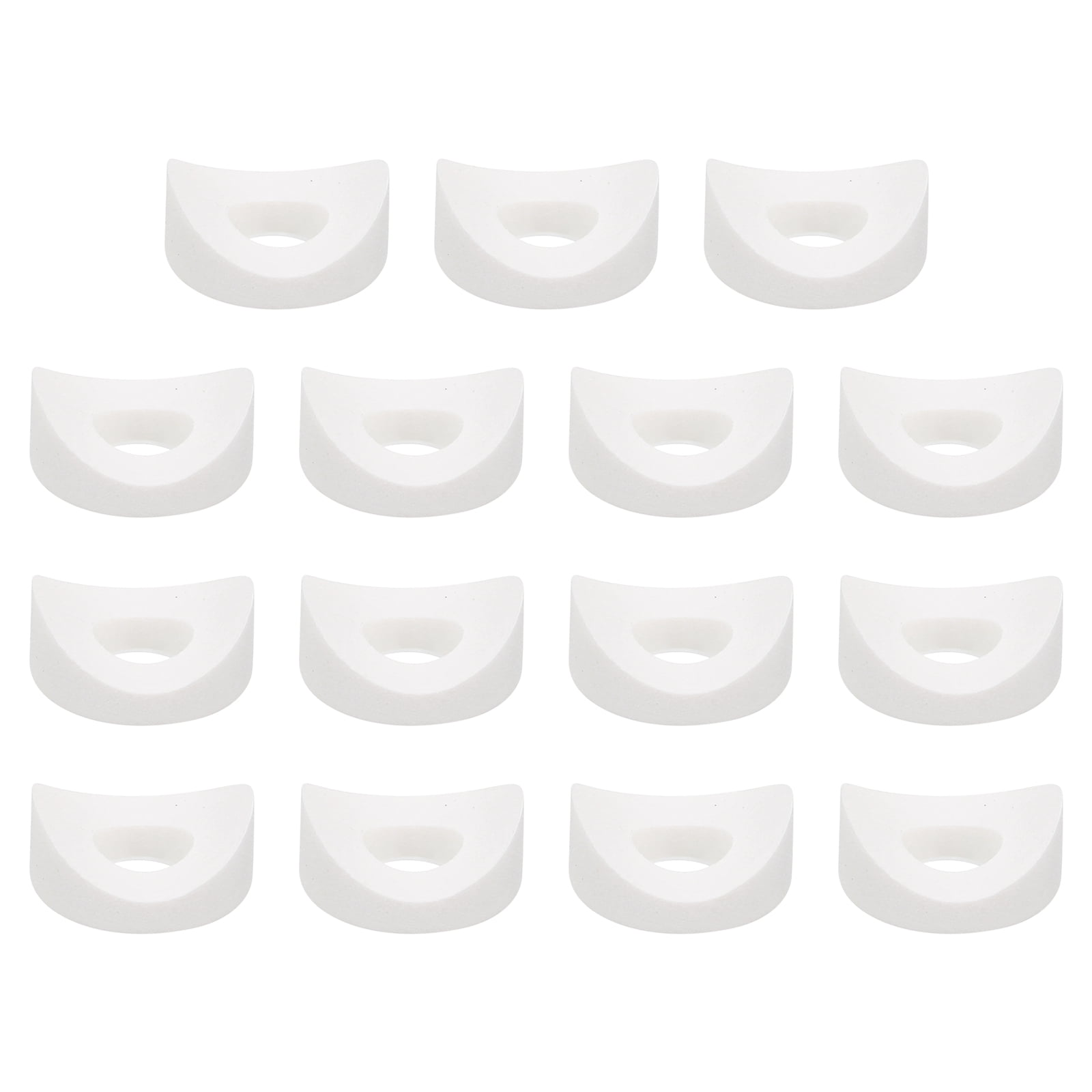 26Pcs Plastic Round Washers, 6mm x 14mm x 3mm White PE Concave Washer ...