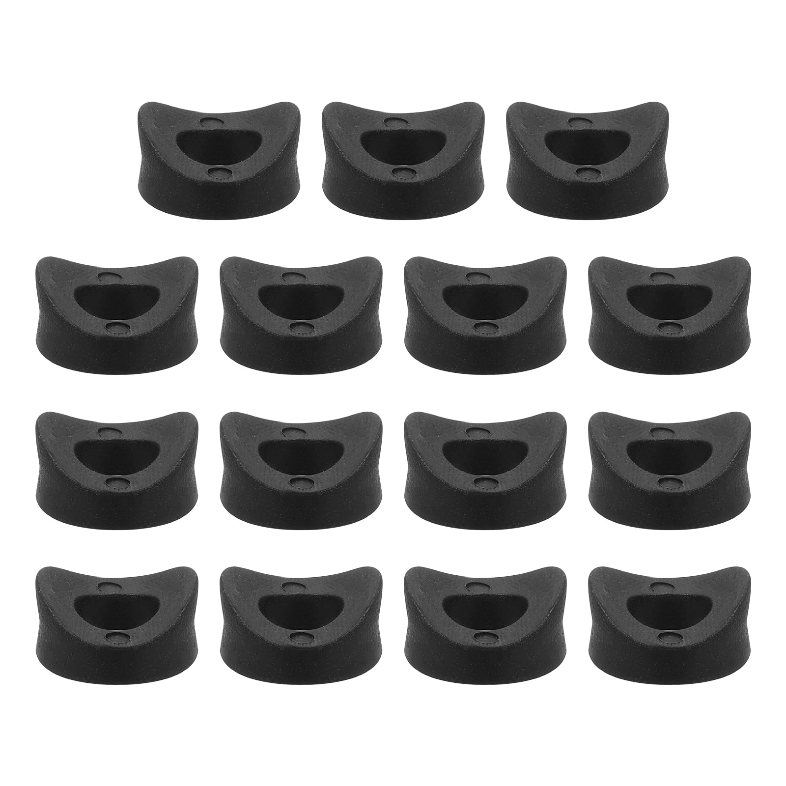 26Pcs Plastic Round Washers, 8mm x 19mm x 5mm Black PE Concave Washer ...