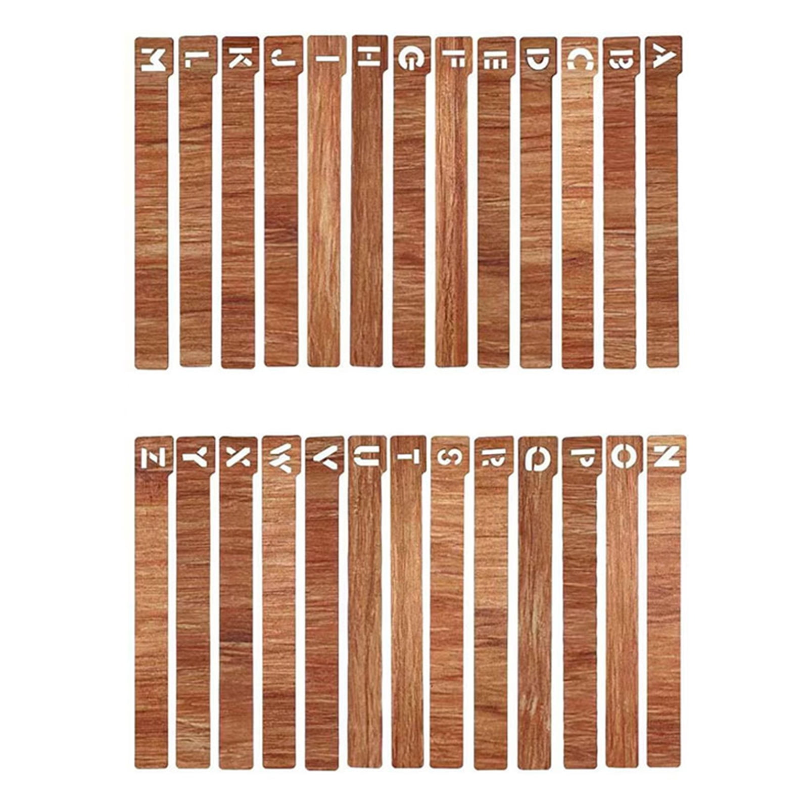 26Pcs Vinyl Record Dividers Wooden Record Dividers Alphabetical A-Z ...