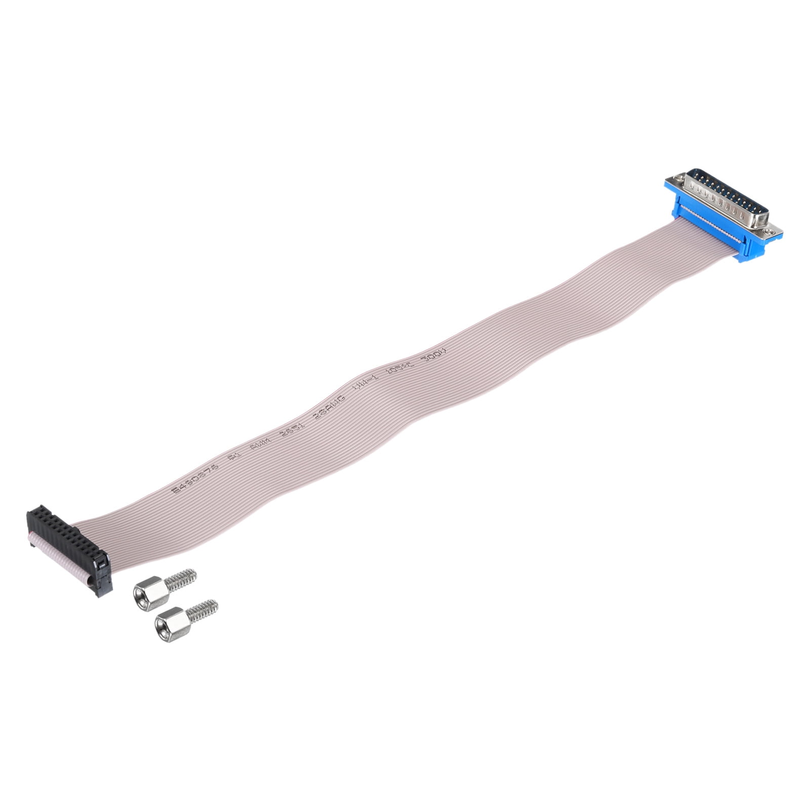 26Pin Flat Ribbon Cable Grey DB25 Male to FC-26P 2.54mm Pitch 30cm ...