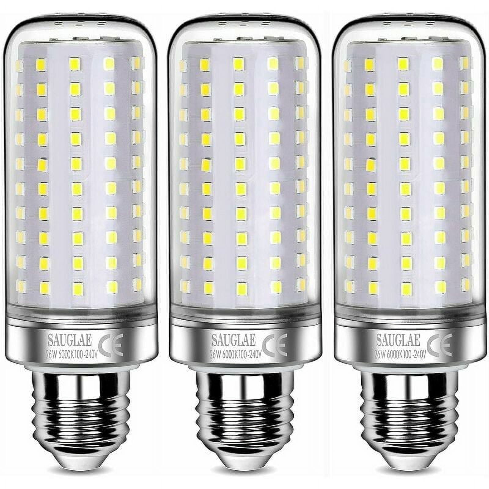 26W LED Bulbs, 200W Equivalent Incandescent Bulb, 3000Lm, 6000K Cool ...