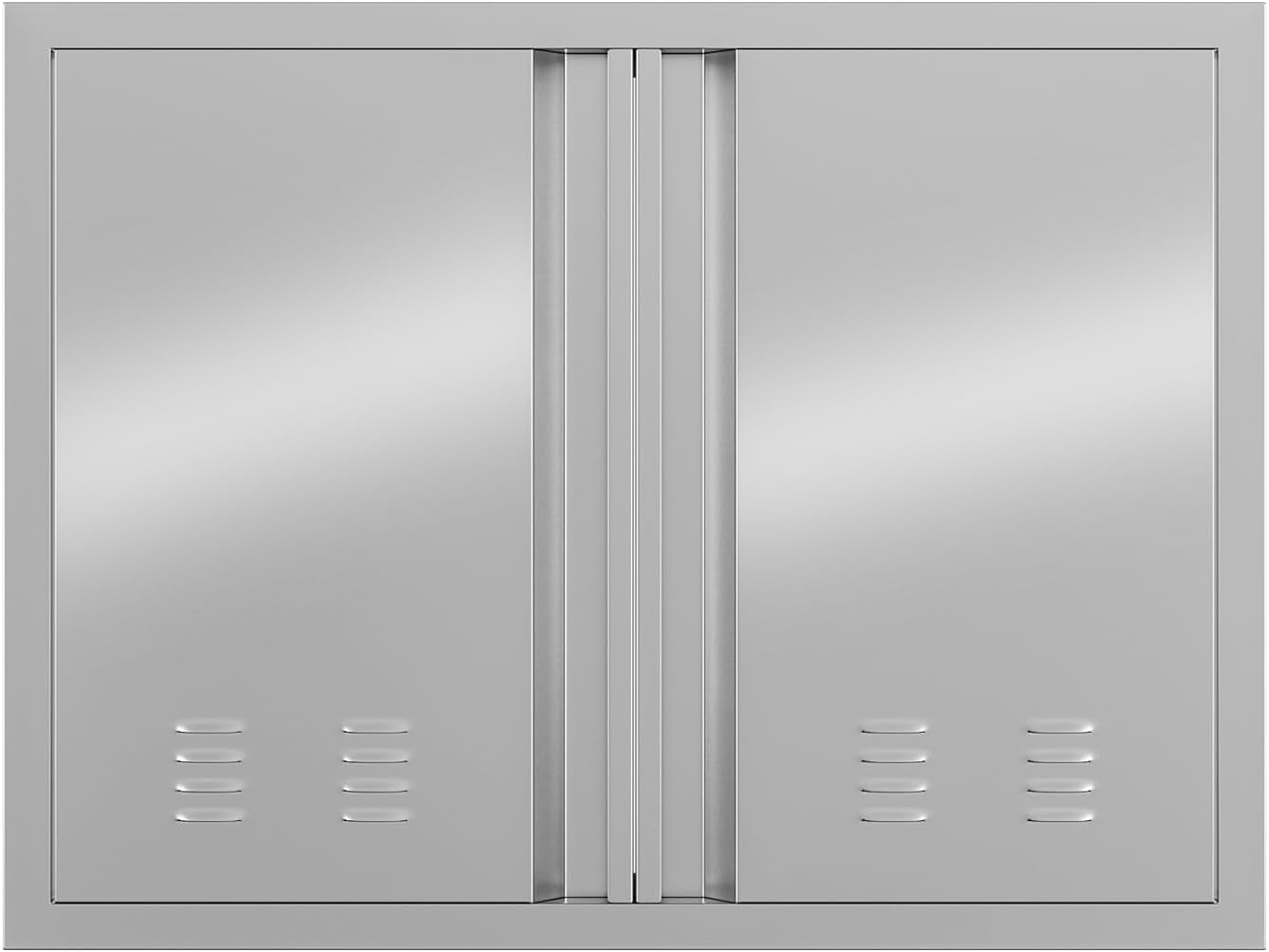 26W "x 24"H Outdoor Kitchen Doors, Flush Mount BBQ Access Door with ...