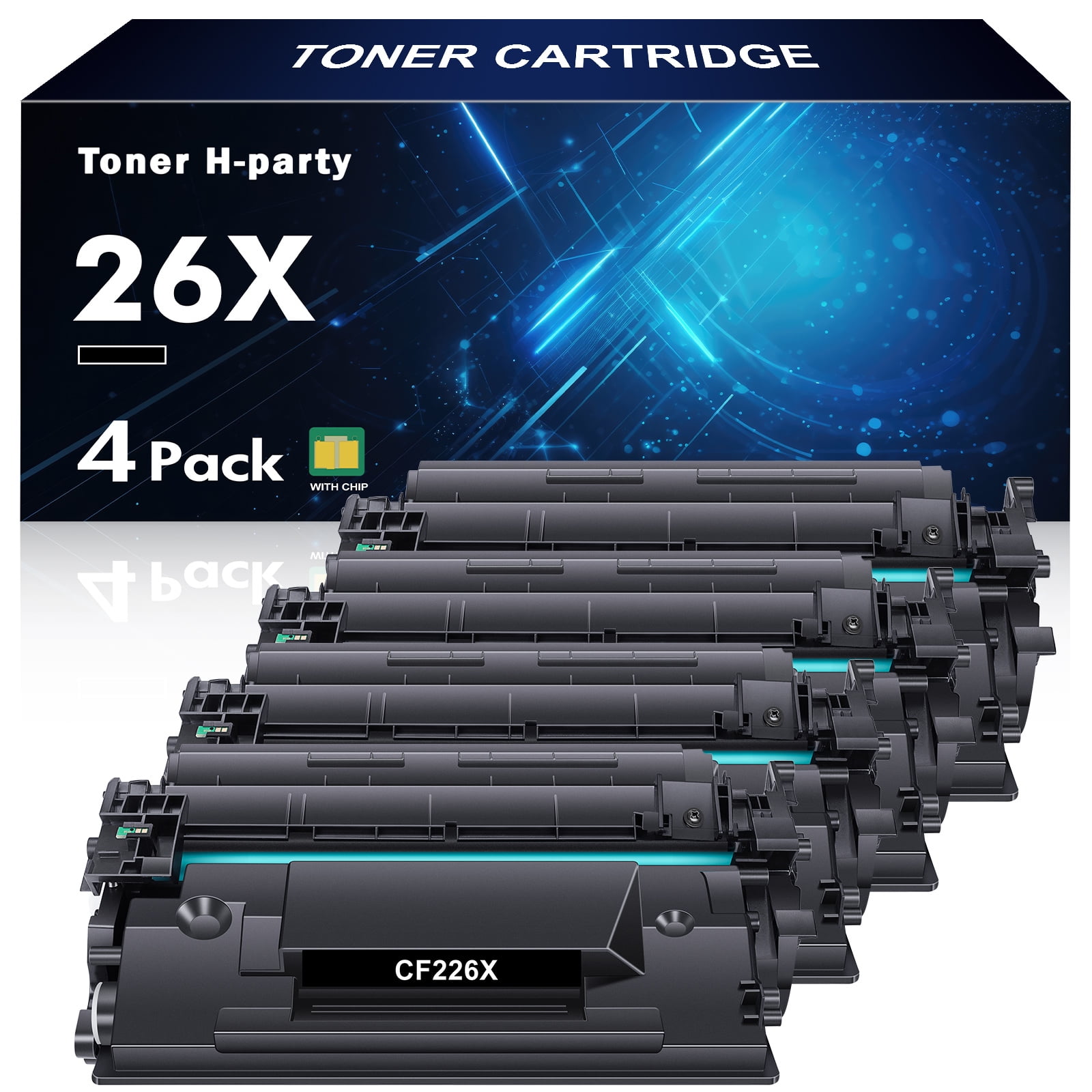 Free Shipping! 26X Black Toner Cartridge Compatible for HP 26X CF226X ...