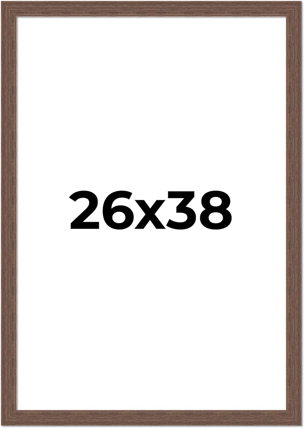 26X38 Frame Brown Distressed Barnwood Picture Frame | Rustic Farmhouse ...