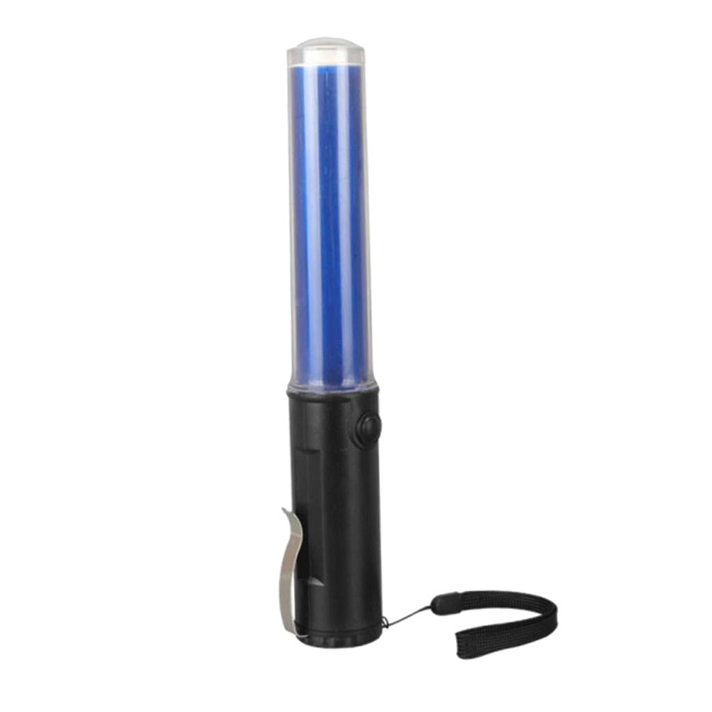 26cm 4 Mode Traffic Light Stick Flashlight Blue - Walmart.com