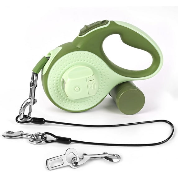 26ft Heavy Duty Retractable Dog Leash for Large Dogs, with Poop Bag ...