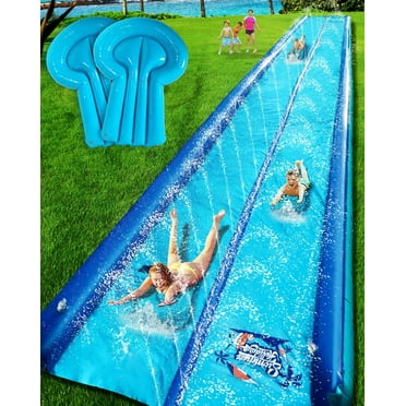 TentandTable Commercial Kids Inflatable Slip Double Lane Water Slide ...