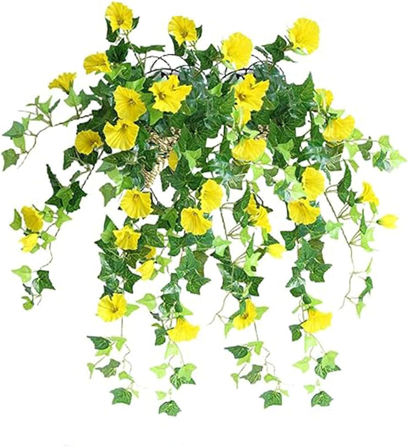 26in Uv Simulation Artificial Flower,24 Bunches Artificial Morning ...