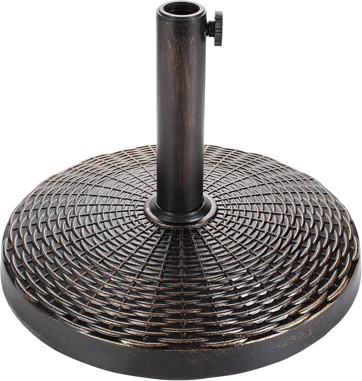 **26lb round base stand weight for patio market table umbrella outdoor ...