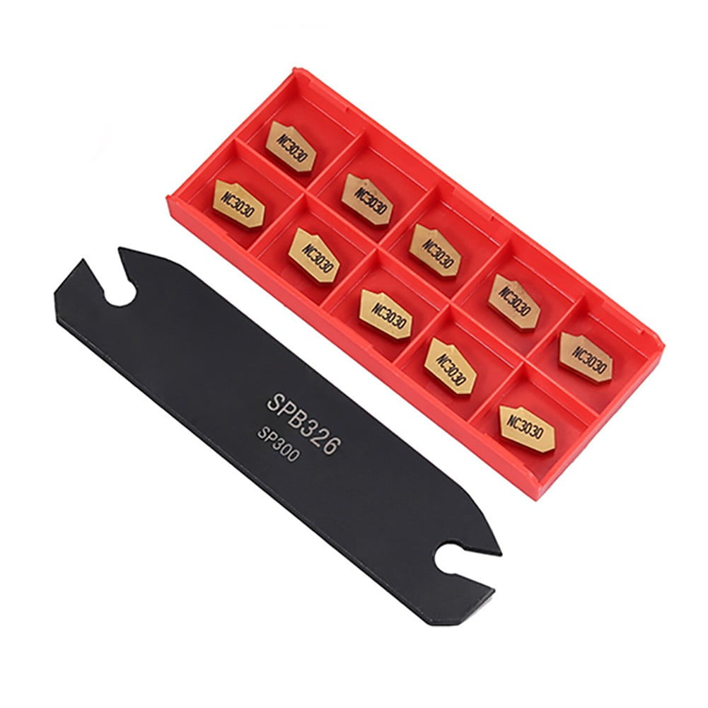 26mm Cutting Blade Grooving SPB26-3 Tool With 10x GTN-3 SP300 Insert ...