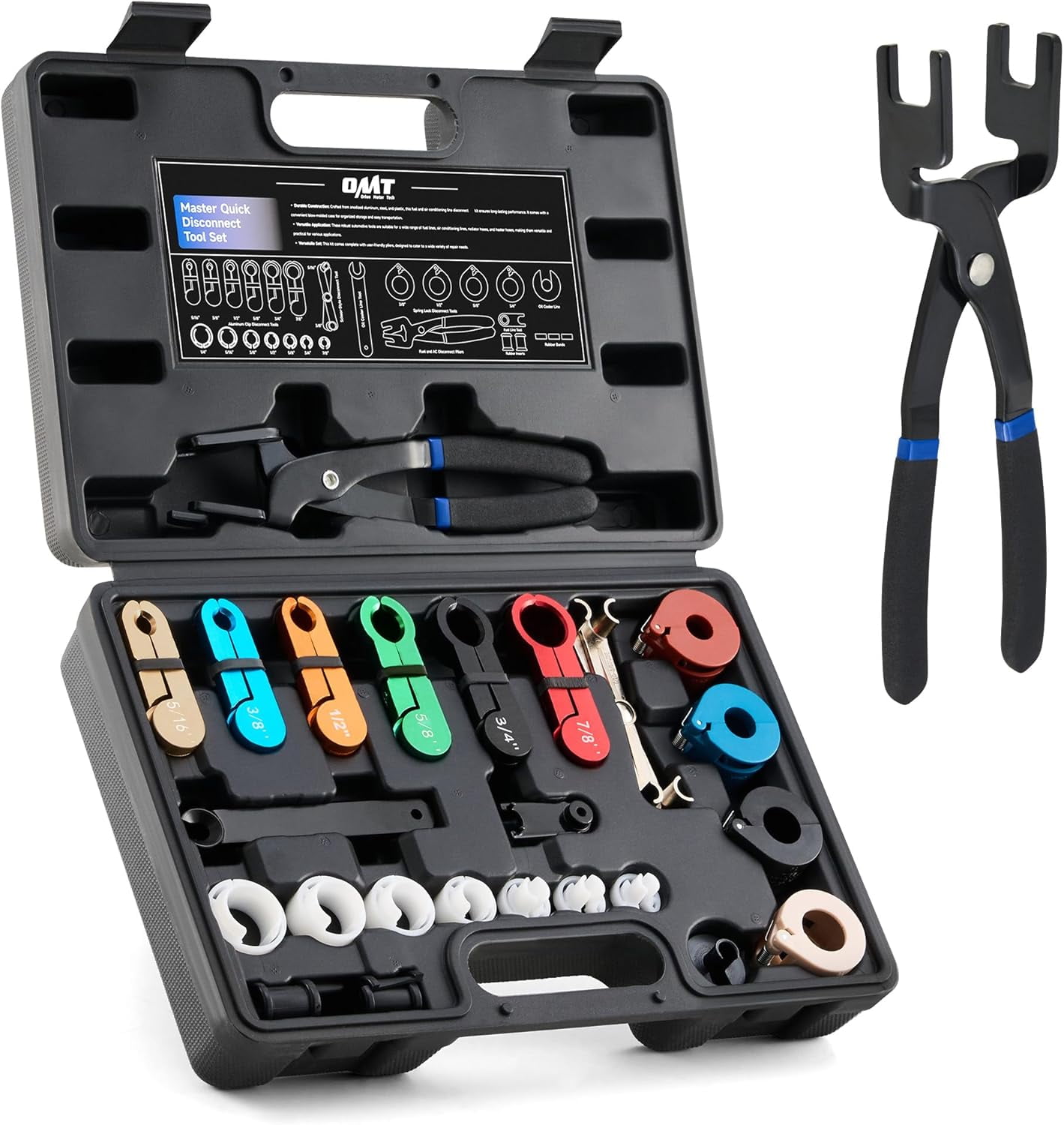 26pc Fuel Line Disconnect Tool Set, Master Quick Disconnect Tool Kit ...