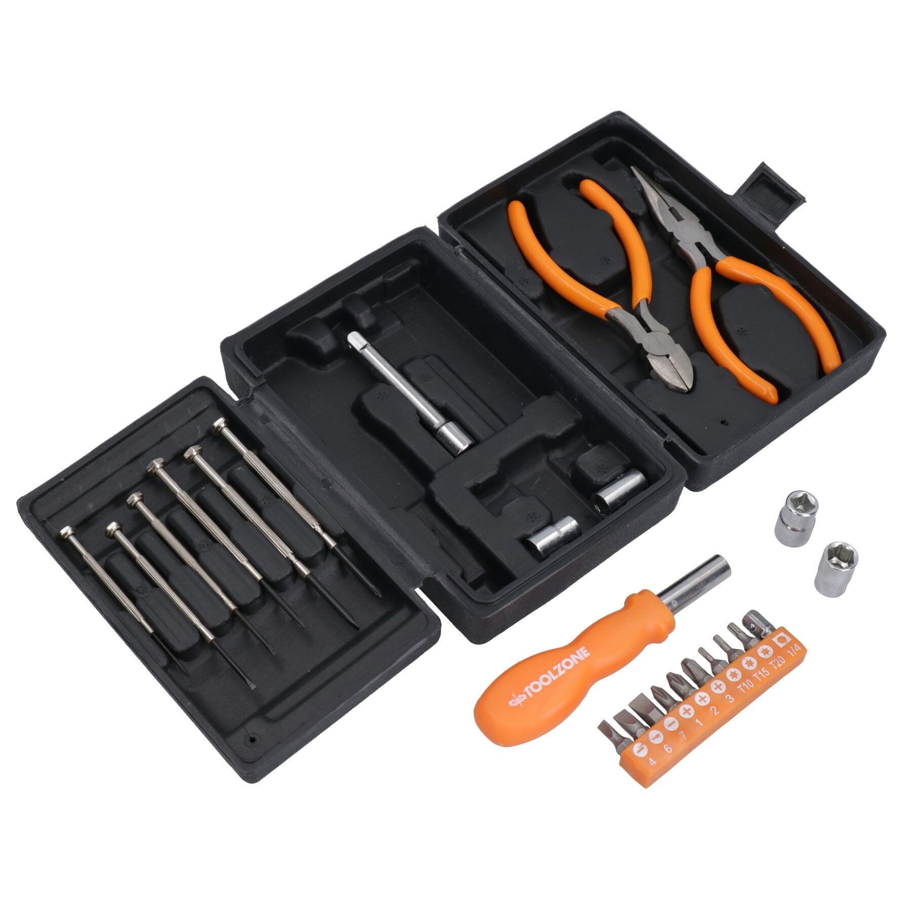 26pc Precision Mini Electrical Tool Kit for Home Office Screwdrivers ...