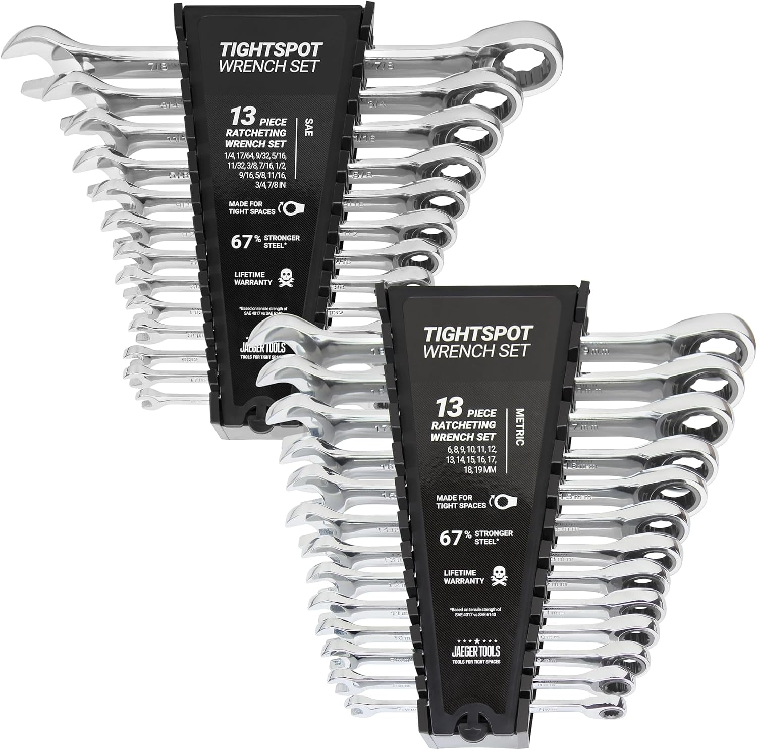 26pc TIGHTSPOT Ratcheting Wrench Master Set - Metric & Inch/SAE ...