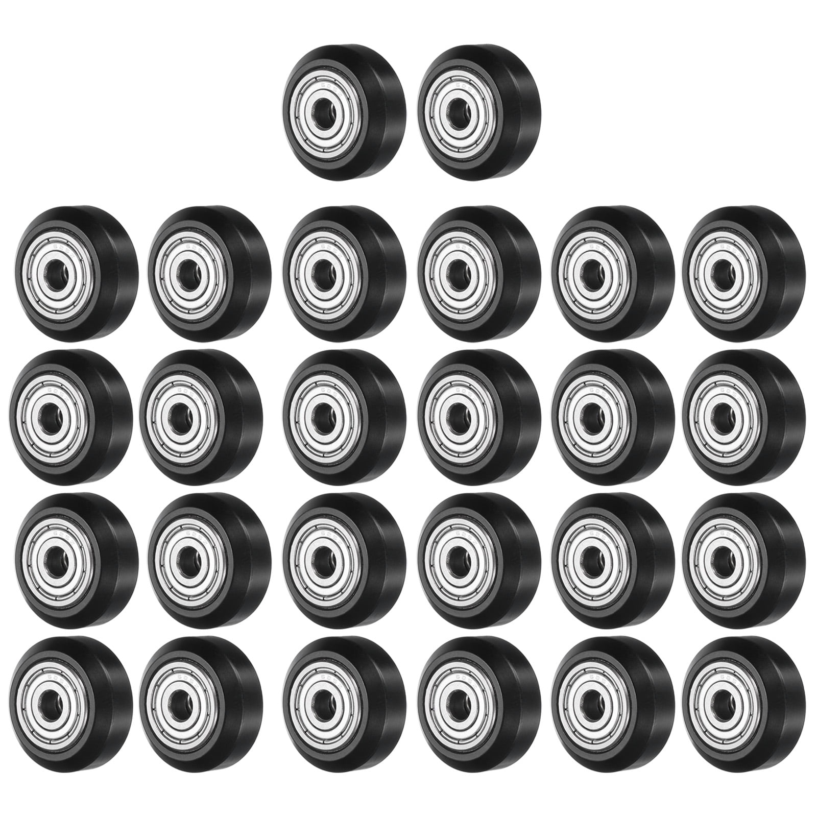 Uxcell 16pcs 3D Printer POM Rollers, High-Speed Gantry Wheels V Slot ...