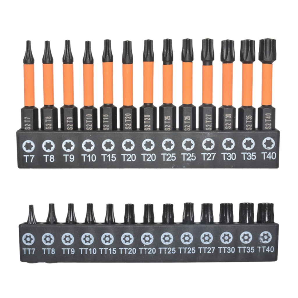 26pcs Hex Impact Wrench Bits Set Long 25 & 60mm Hexagon Hex Impact ...