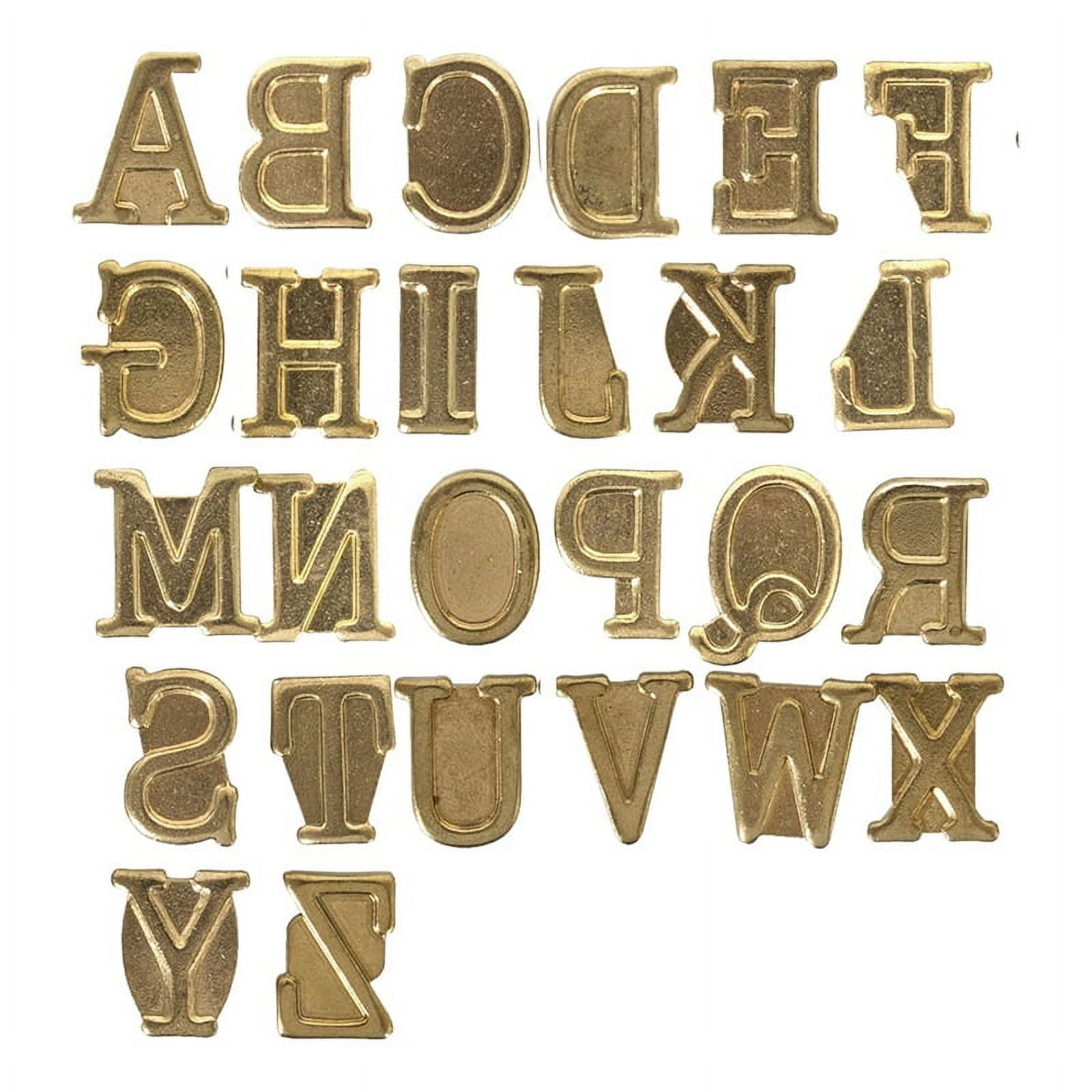 26pcs Hot-Stamps Uppercase Alphabet Set for Branding and ...