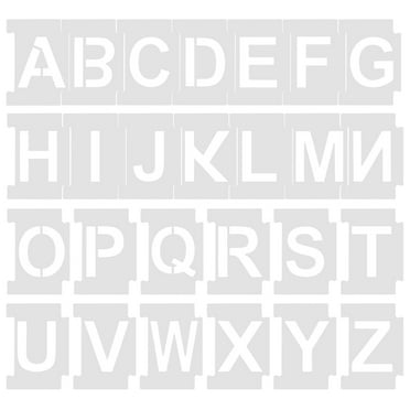 Darice Small Alphabet Stencils. 3 Assorted Styles - Walmart.com