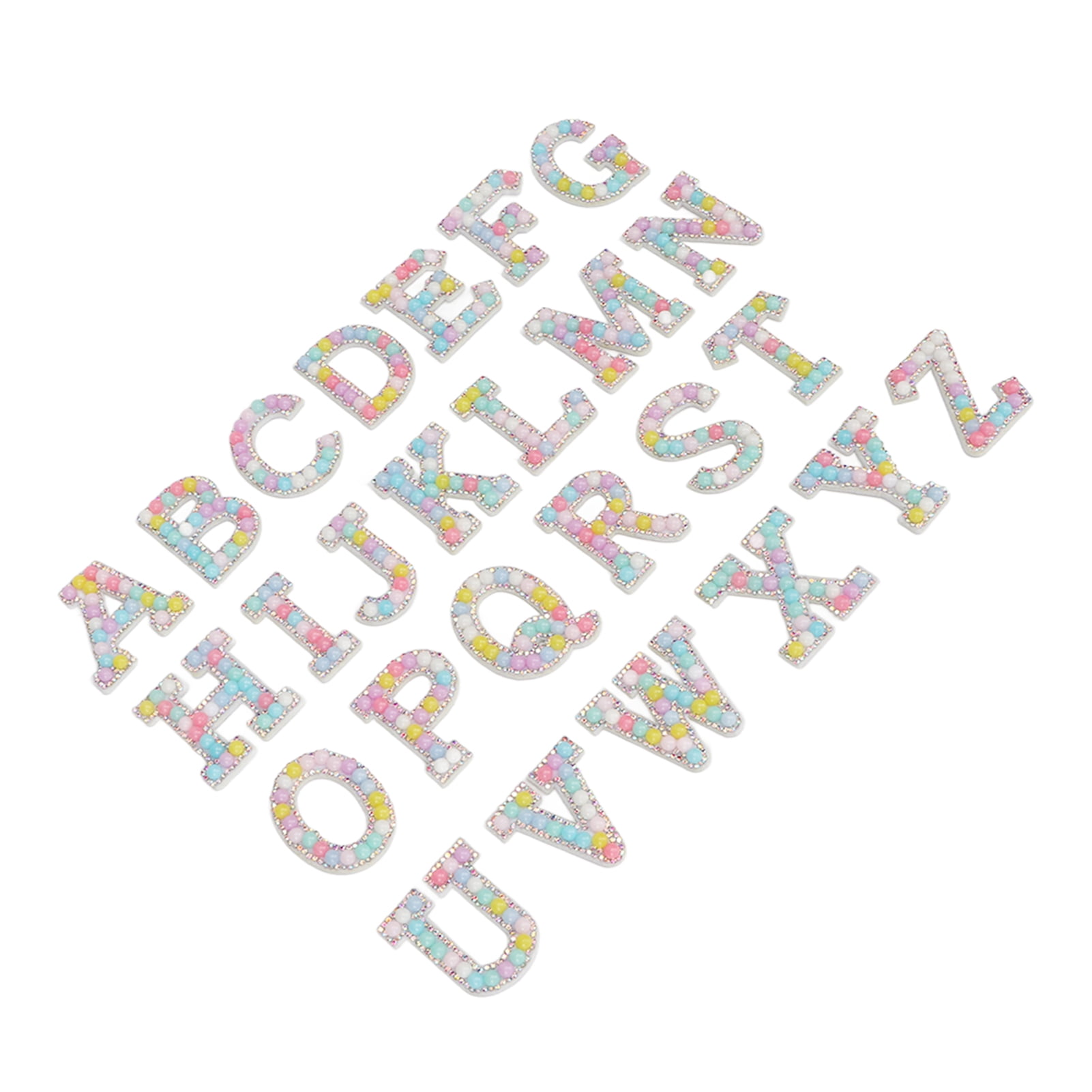 26pcs Self Adhesive Letter Patch Sticker 26 Alphabet Letters Colorful ...