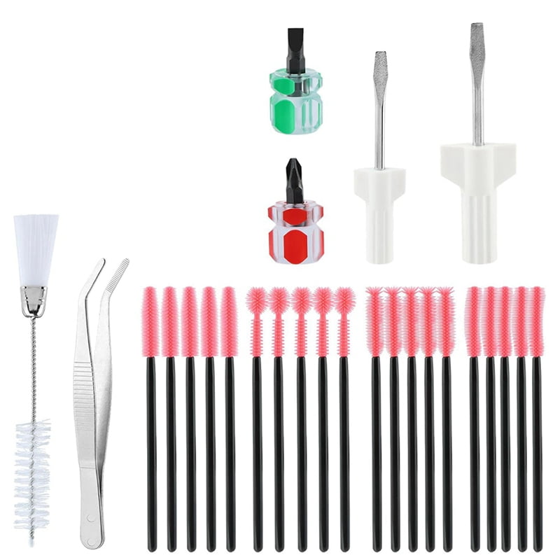 26pcs Sewing Machine Cleaning Brushes, Reusable Silicone Bristles Clean ...