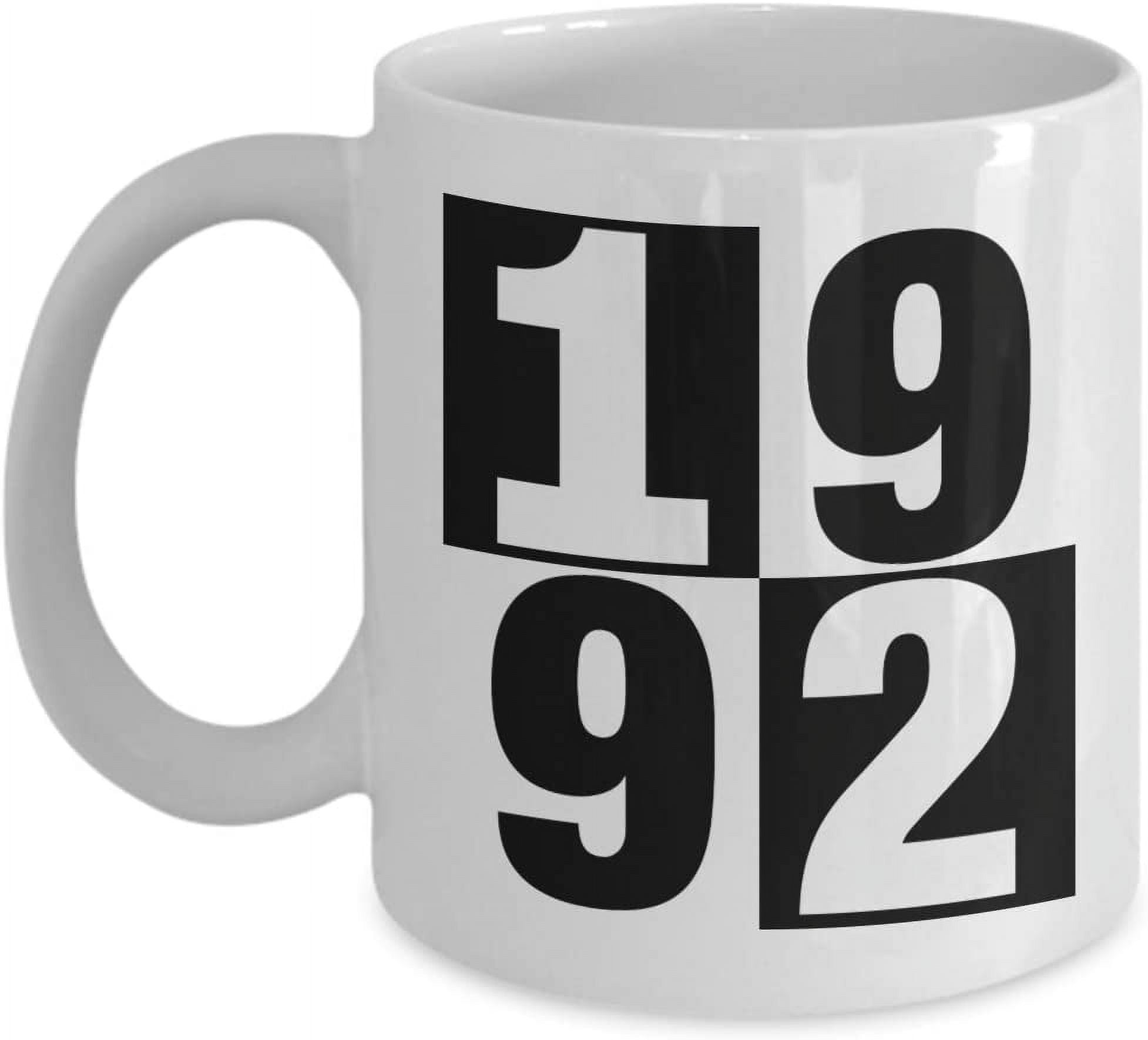 26th Birthday Mug 1992 Year You Were Born Celebration Anniversary Year ...