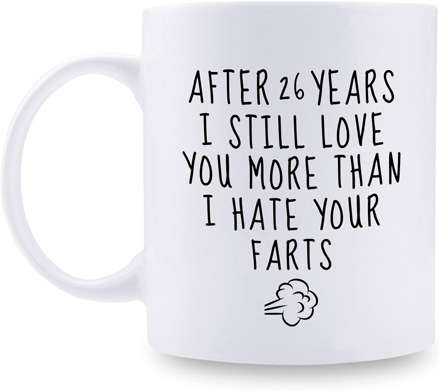26th Wedding Anniversary Mugs for Husband from Wife - After 26 Years I ...