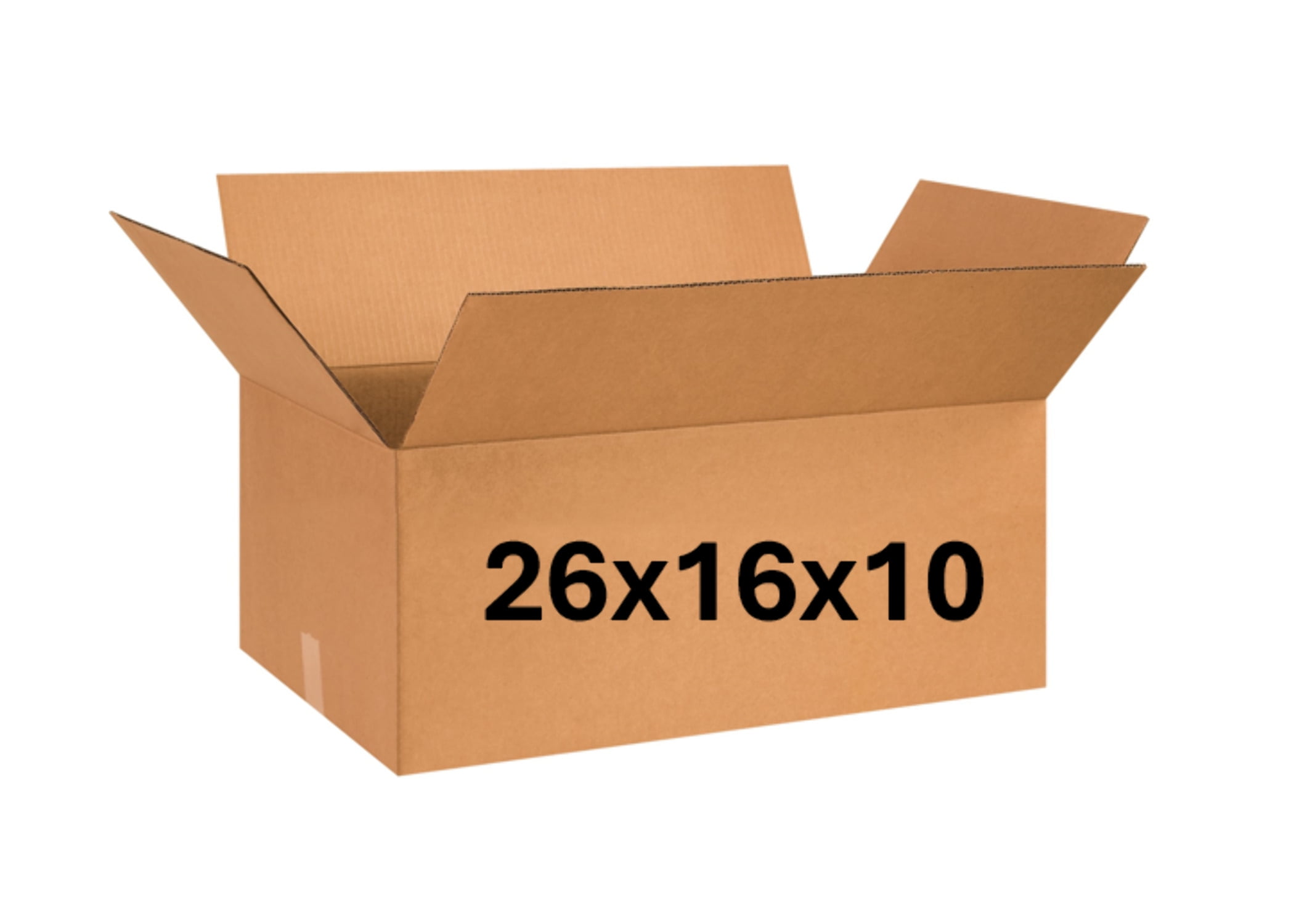 26x16x10 (200 lb strength) | SINGLE CARDBOARD BOX 26x16x10 (200 lb ...