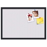 Hogan Framed Scalloped Decorative Wall Pinboard, White, 18 x 30, Rustic ...