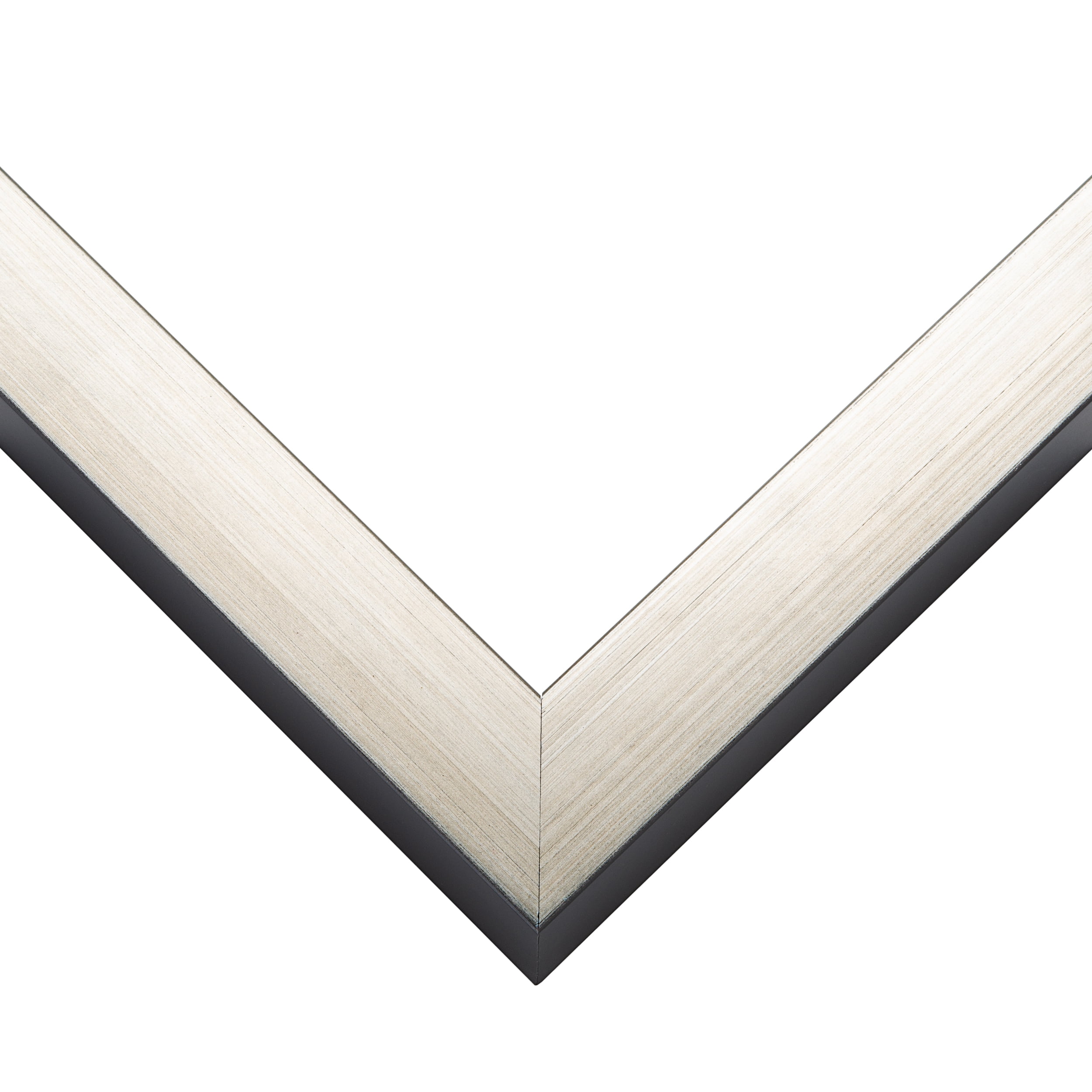 26x19 Shadow Box Frame Silver | 1.5 inches Deep Real Wood Contemporary ...