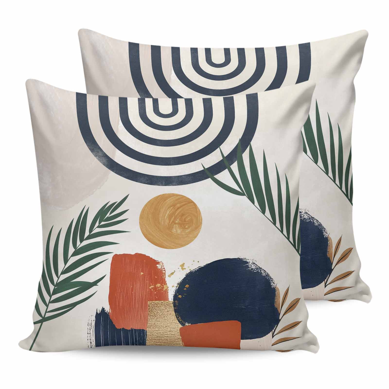 26x26 Pillow Covers Set of 2, Boho Throw Pillow Covers Decorative Couch ...