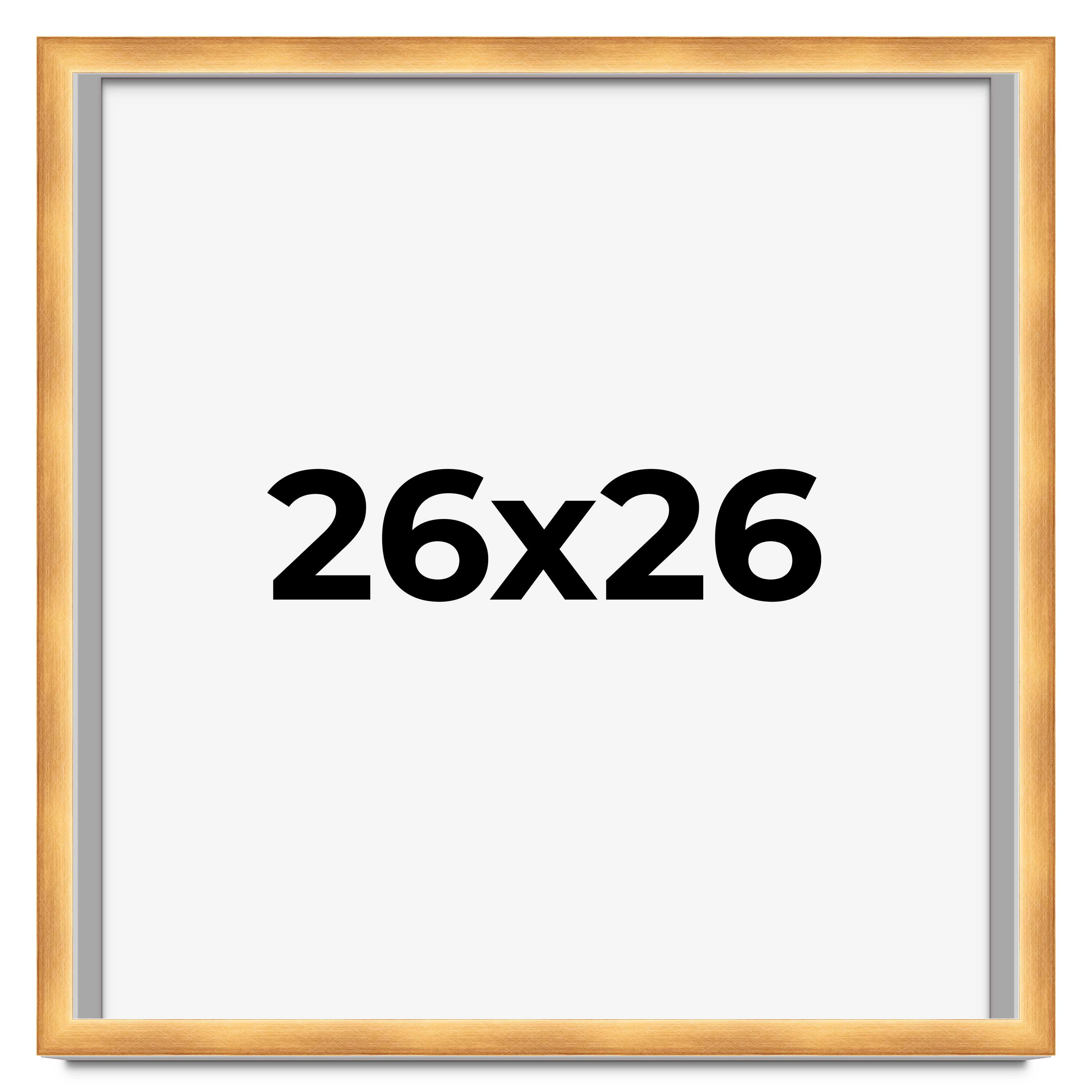 26x26 Shadow Box Bronze Cross-Brushed Display Frame | 1.625 Inches Deep ...