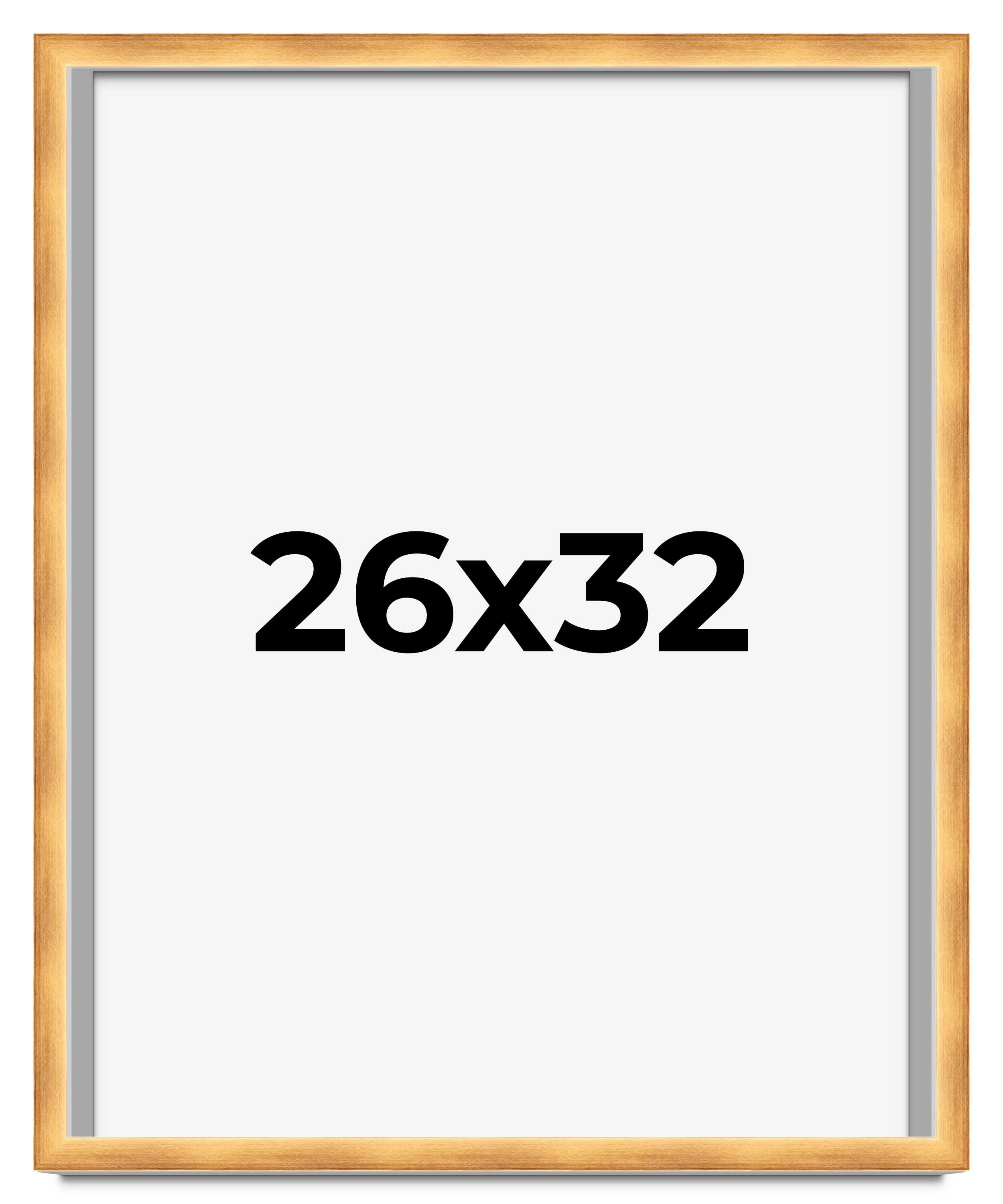 26x32 Shadow Box Bronze Cross-Brushed Display Frame | 1.625 Inches Deep ...