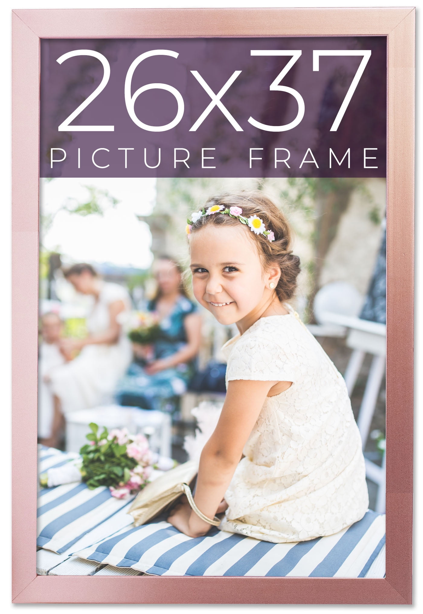 26x37 Frame Pink Real Wood Picture Frame Width 0.75 inches | Interior ...