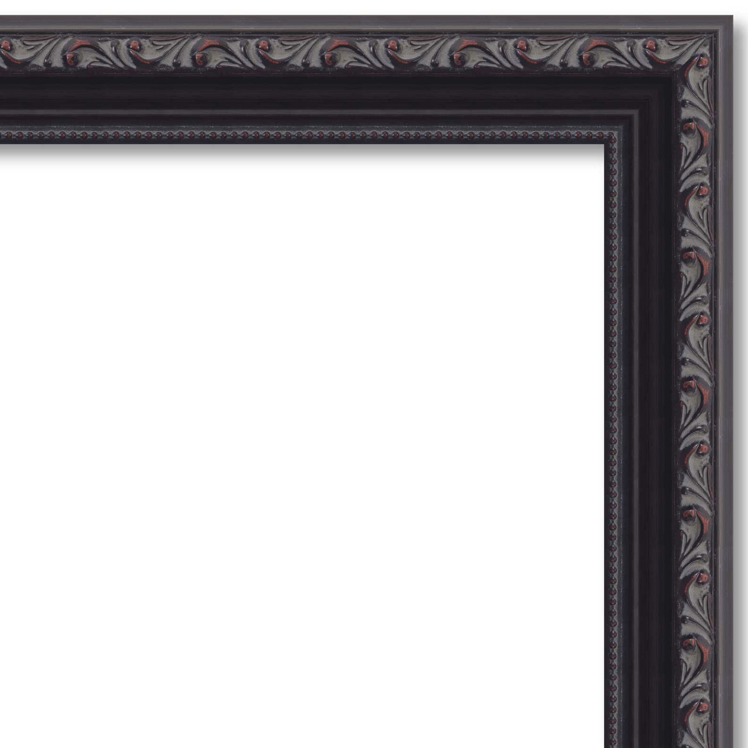 26x38 Antique Red Picture Frame - UV Acrylic, Foam Board Backing ...