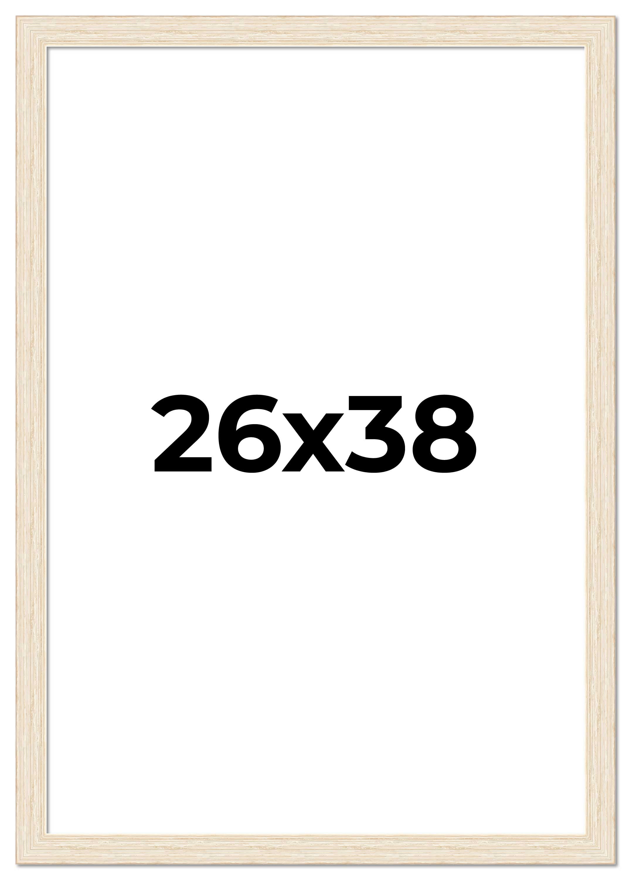 26x38 Frame White Barnwood Picture Frame - Modern Photo Frame Includes ...