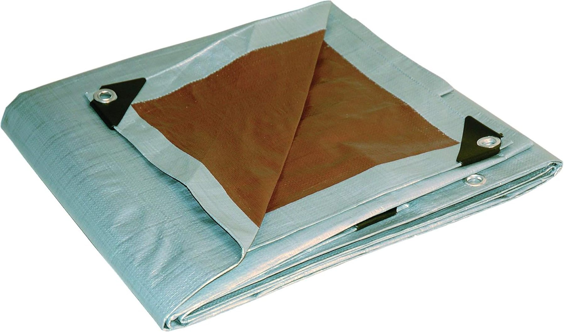 26x40 Multi-Purpose Silver/Brown Heavy Duty CYRP Poly Tarp (26'x40 ...