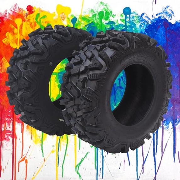 26x9-12 ATV Tires Set of 2 UTV Tires 6PR All-Terrain ATV/UTV Tires, Off ...