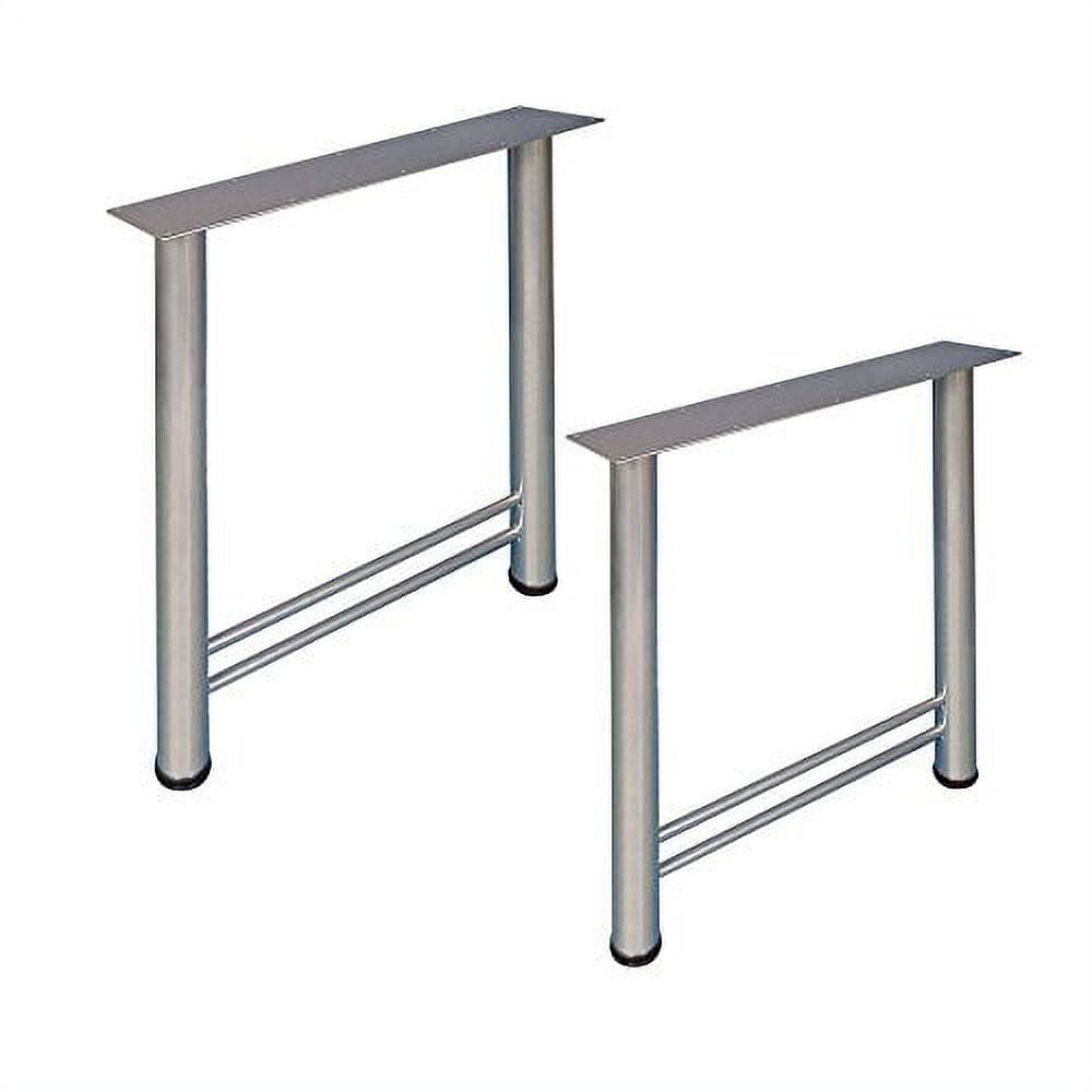 27 1 2 Table Leg H Frame By Hafele Set Of 2 Silver Walmart 27 1 2 Table Leg H Frame By Hafele Set Of 2 Silver Walmart