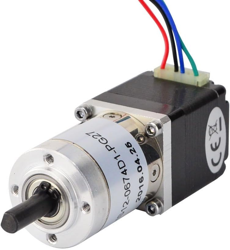 27:1 Planetary Gearbox Nema 11 Dual Shaft Geared Stepper Motor for DIY ...