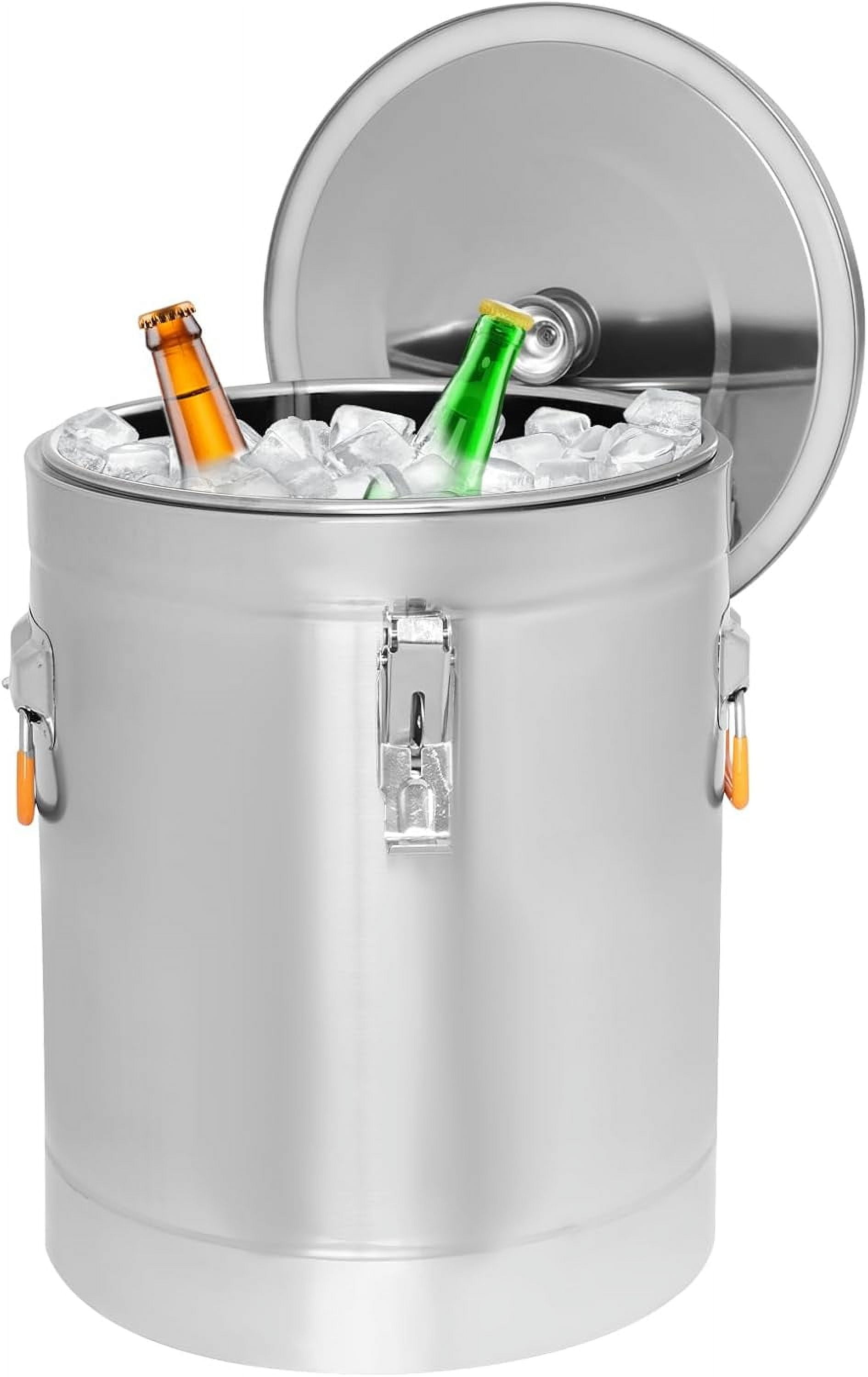 27.3 QT Insulated Soup Pan Carrier Portable Commercial Hot -Cold ...