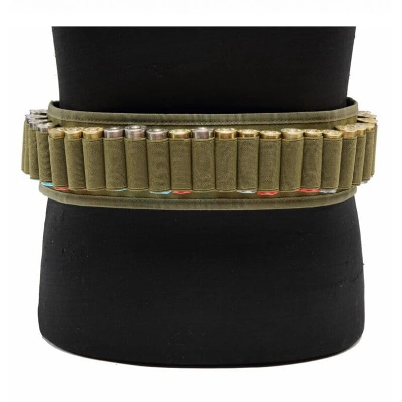27/30 Rounds Shotgun Bandolier Belt Adjustable Shotgun Shell Carrier ...