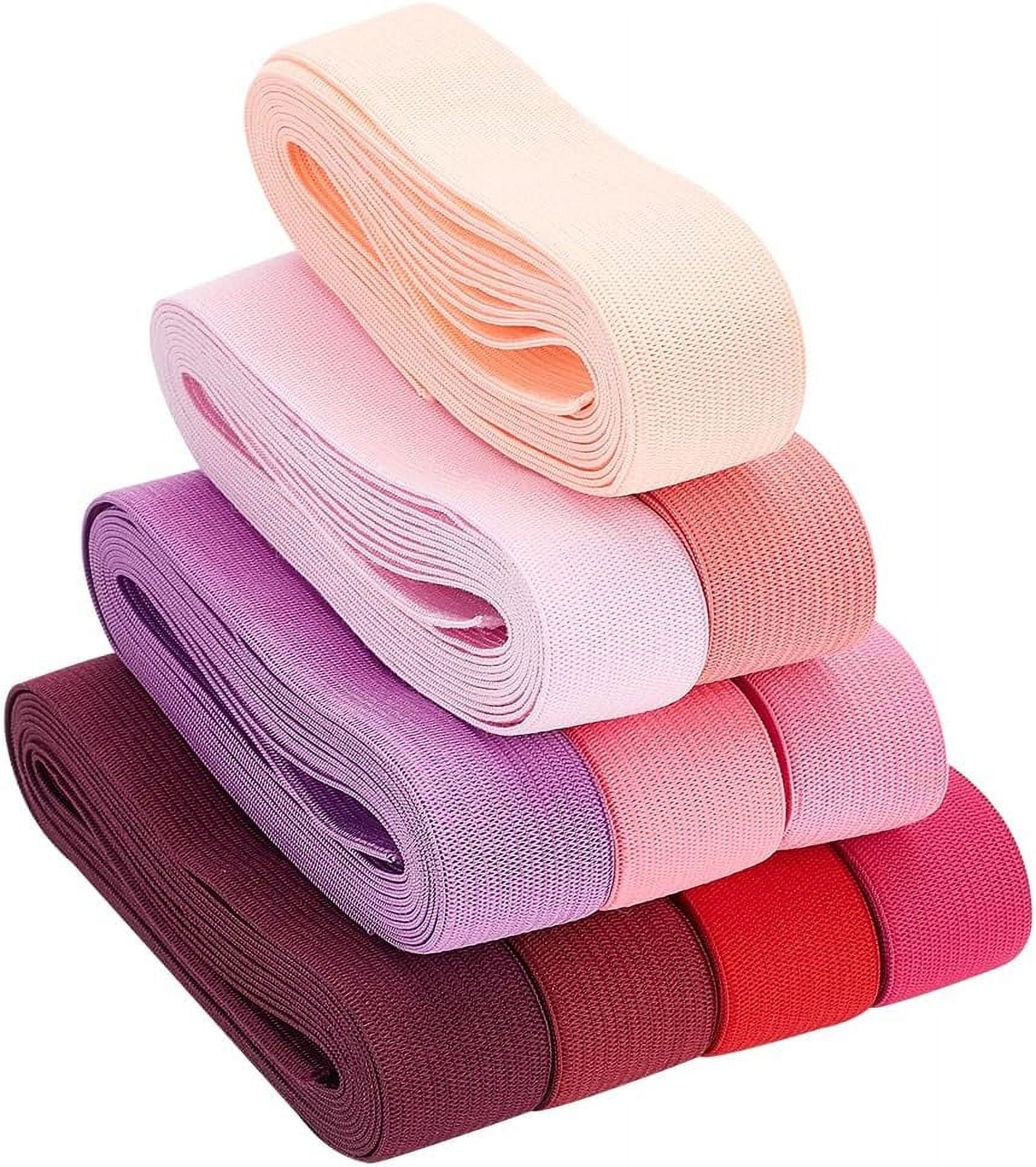 27.34 Yard 10 Colors Ribbon Elastic 1inch Wide High Elasticity Craft ...