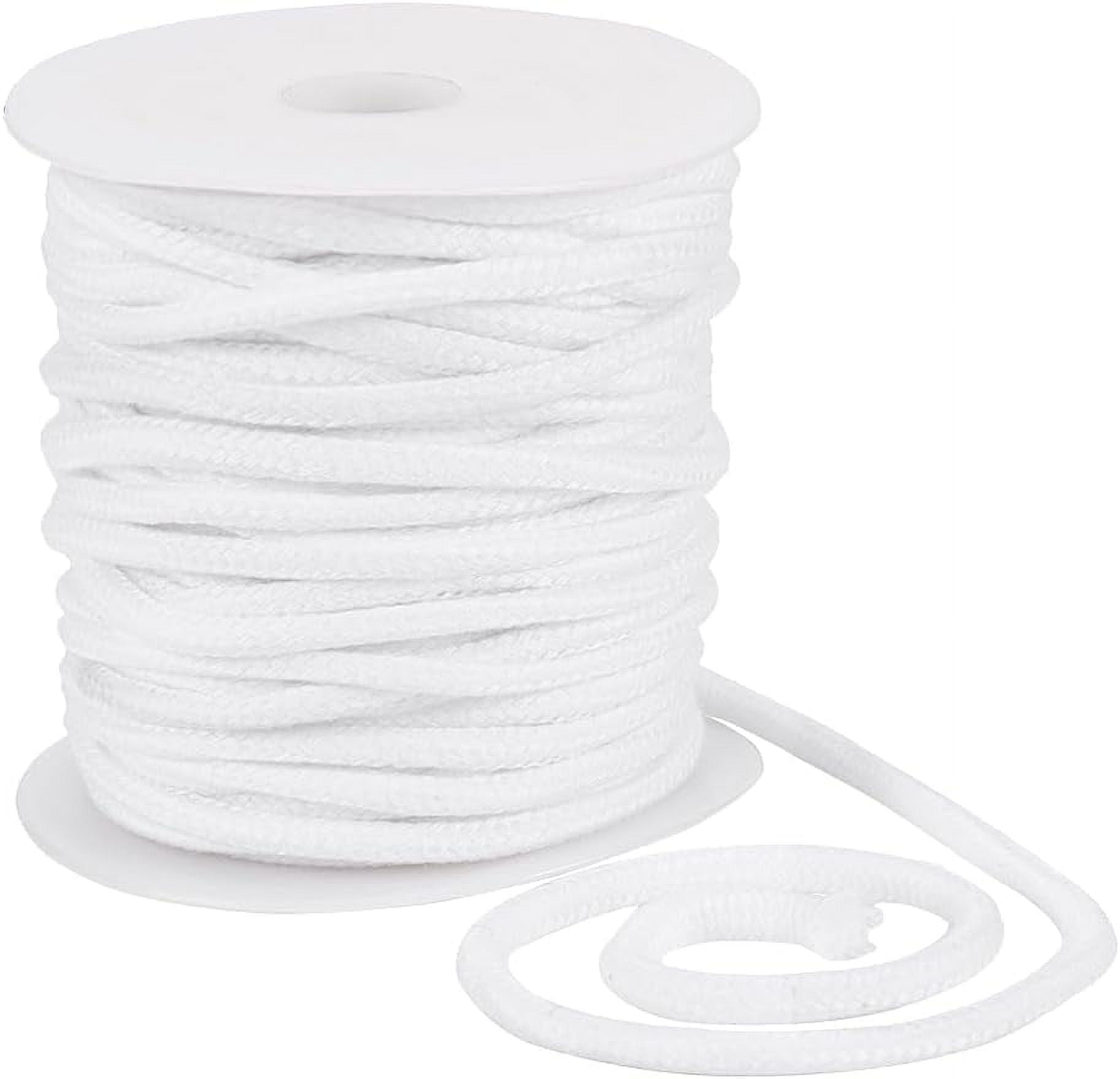 27.34 Yards White Drawstring Replacement Rope 6mm Polycotton Soft ...