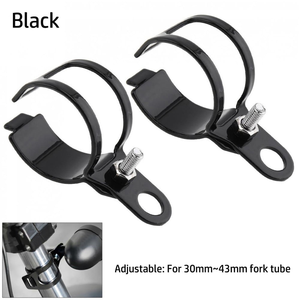 27-36mm Fork Motorcycle Fog Spot Light Turn Signal Mount Bracket Clamp ...