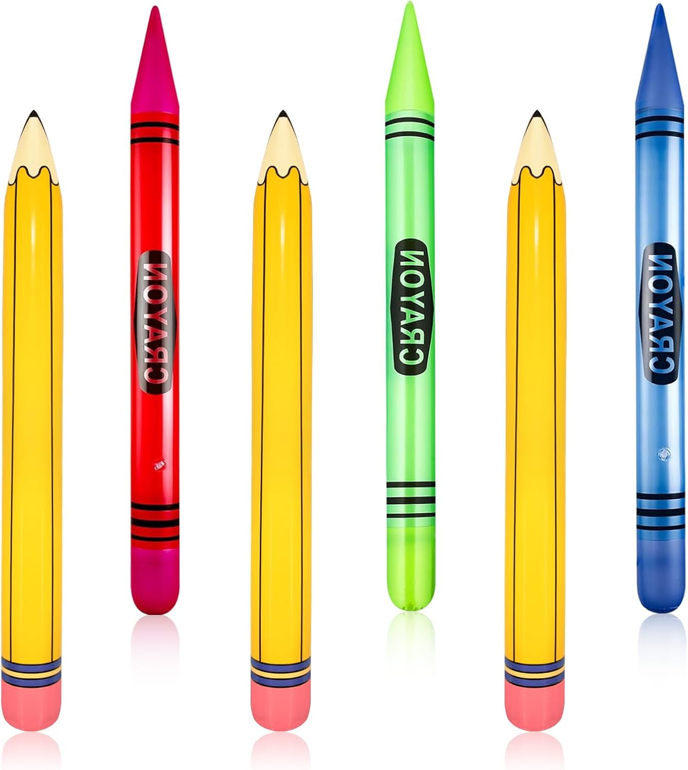 27/44 Inch Giant Inflatable Pencils Balloon Back to School Dimensional ...