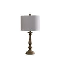 27.5" Coastal Wood Effect Polyresin Table Lamp - Nautical Beach House ...