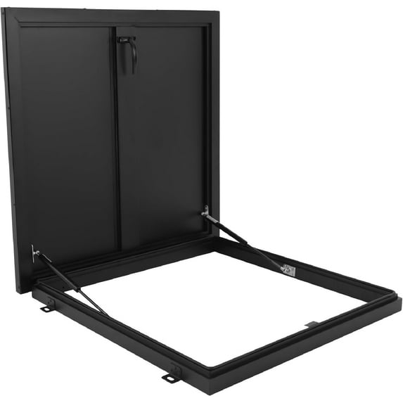 27.5" L X 27.5" W Aluminum Roof Access Hatch, Roof Security Door ...